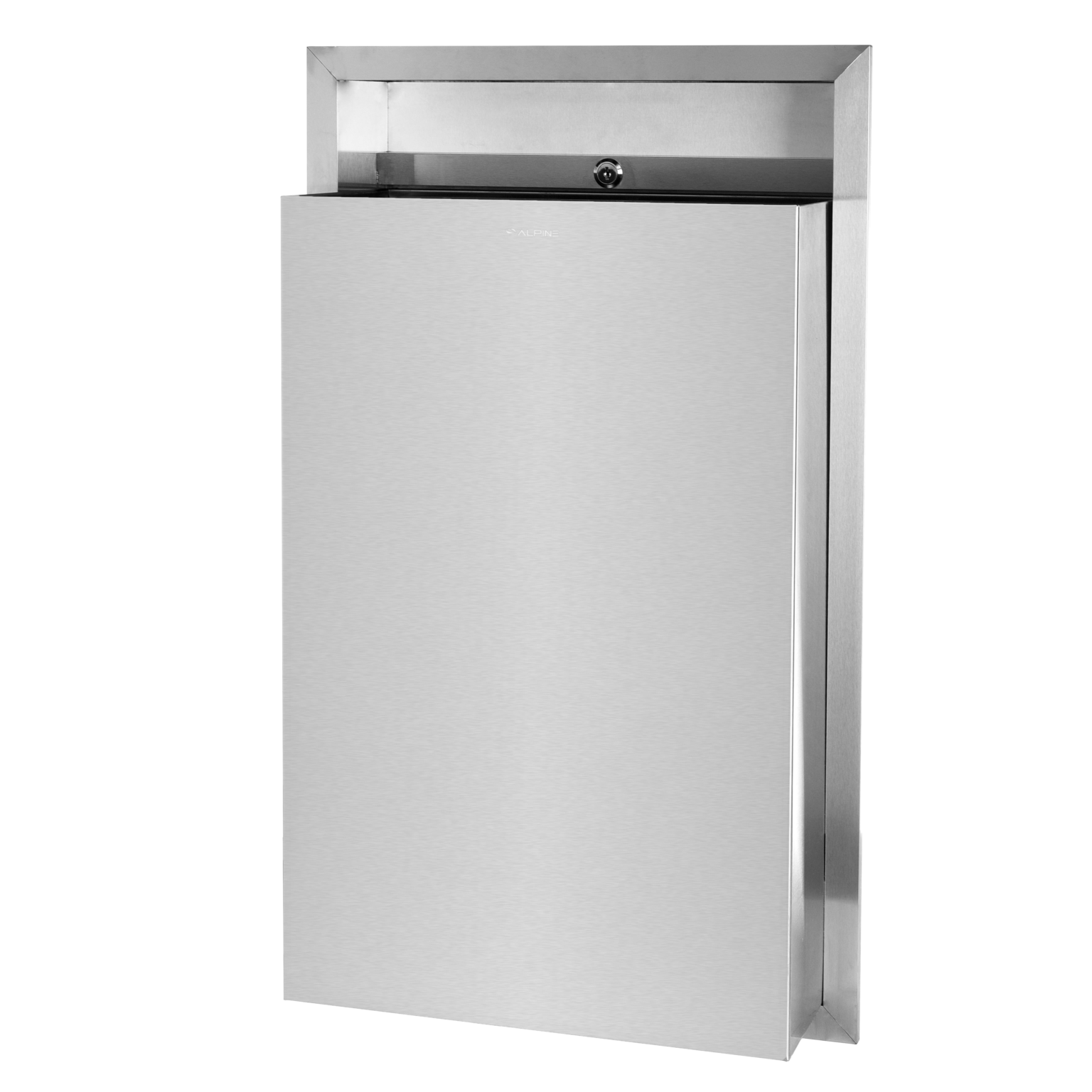 Stainless Steel Recessed Waste Receptacle – Alpine